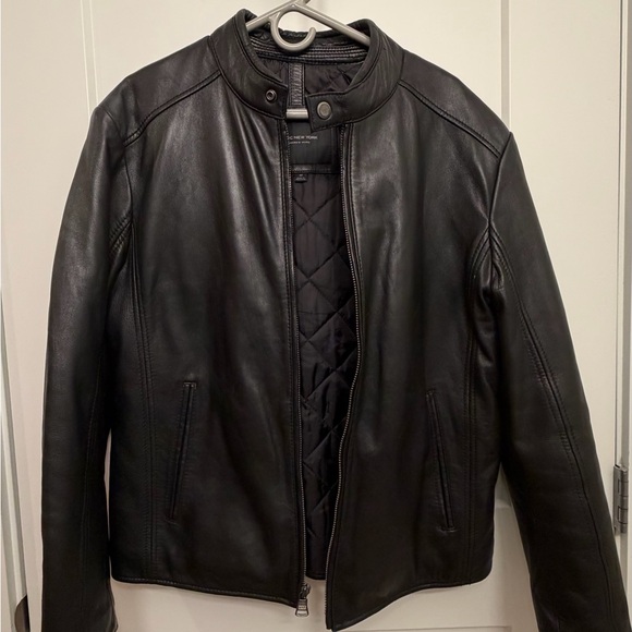 Marc New York | Jackets & Coats | Marc Jacobs Mens Black Leather Jacket ...